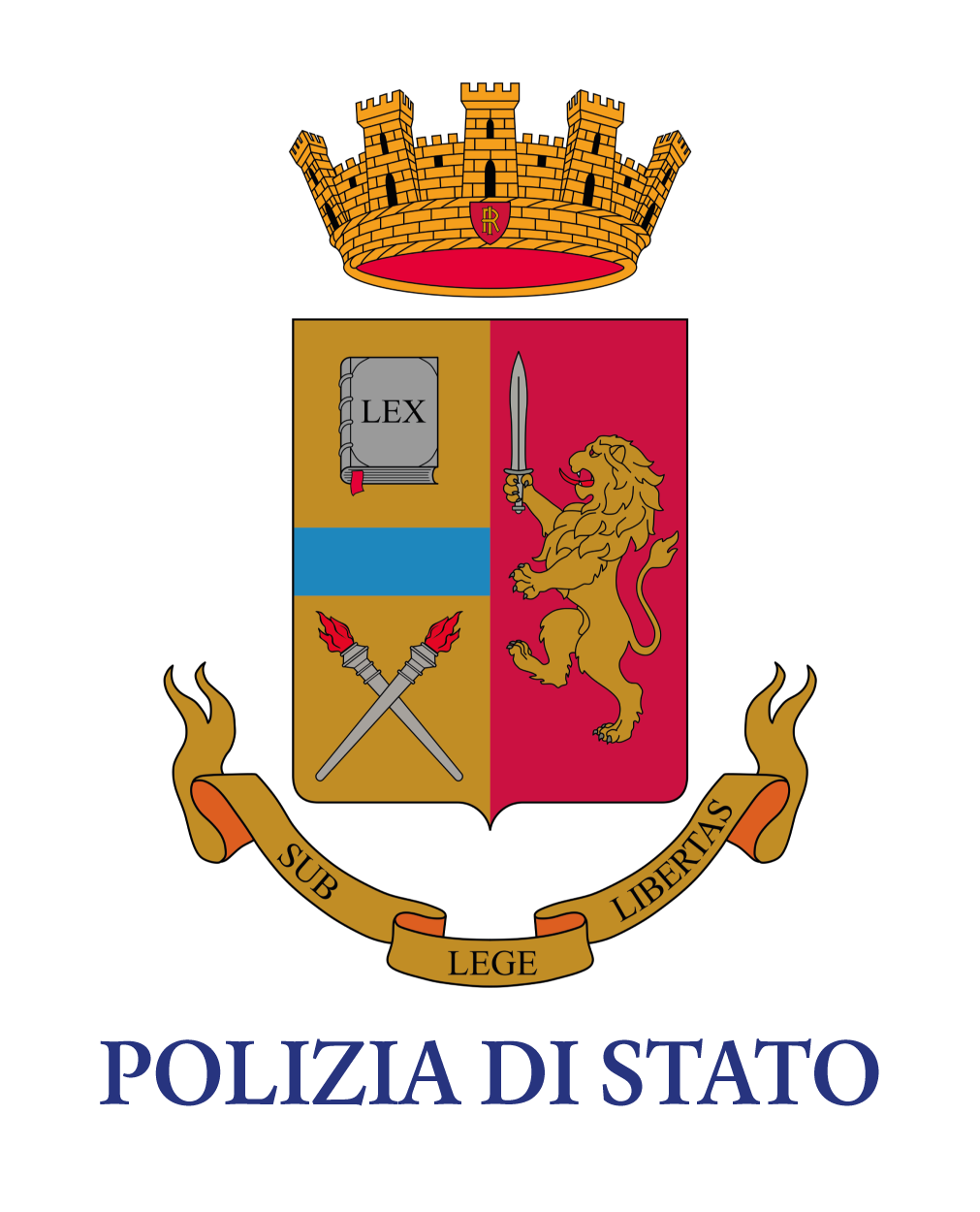 Il Pullman azzurro della Polizia di Stato - Gruppo Amag